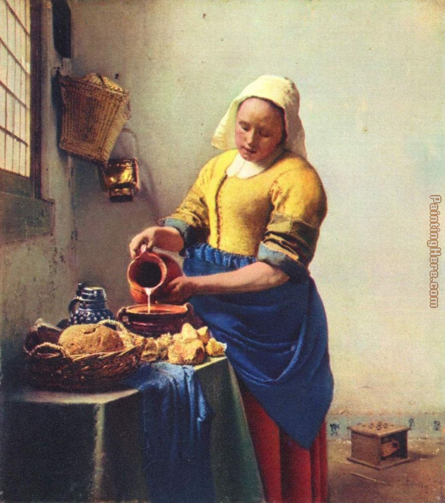 Vermeer, Milkmaid | Pinturas de vermeer, Arte barroca, Arte