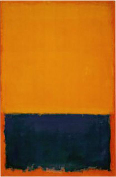 Mark Rothko Yellow Blue Orange 1955 painting anysize 50% off - Yellow ...