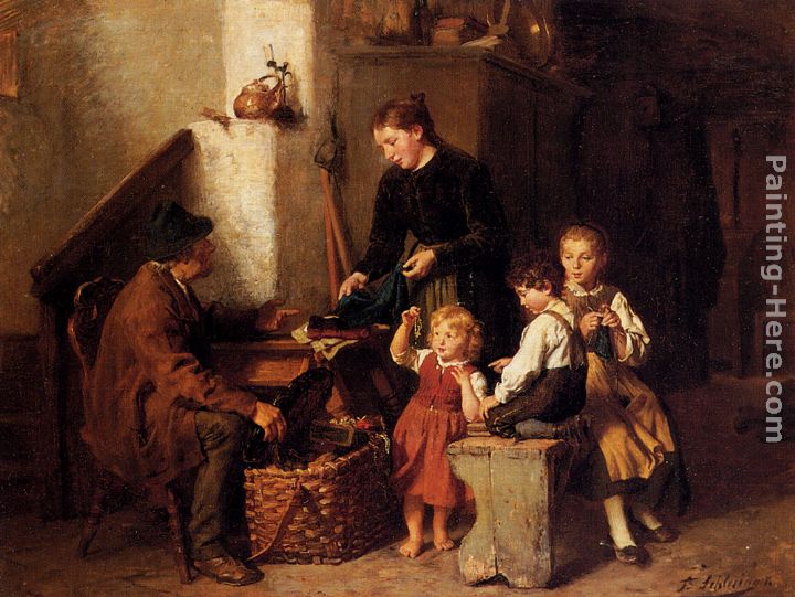 Felix Schlesinger The Peddler's Wares painting anysize 50% off - The ...