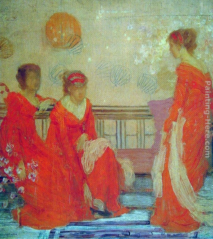 James Abbott McNeill Whistler Red and Black painting anysize 50% off ...