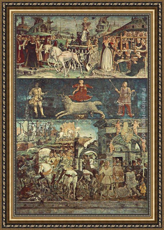 Francesco del Cossa Allegory of March Triumph of Minerva Framed ...