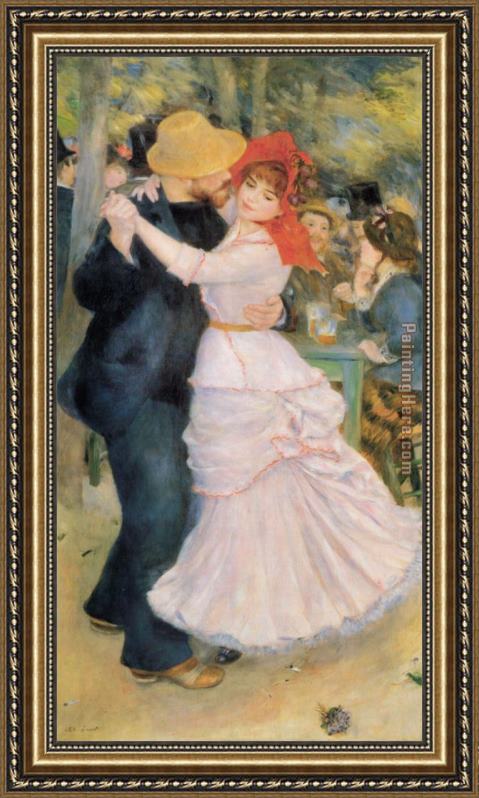 Pierre Auguste Renoir Dance at Bougival Framed Painting for sale ...