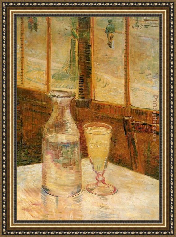 Vincent van Gogh Still Life with Absinthe Framed Painting for sale ...