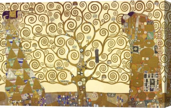 Gustav Klimt The Tree of Life Stretched Canvas Painting for sale ...